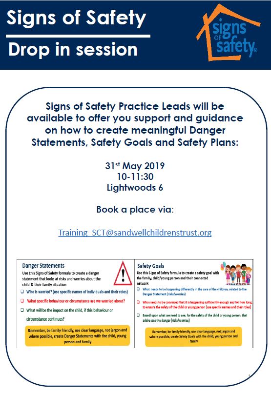 Signs of Safety blurb | Sandwell Children's Trust